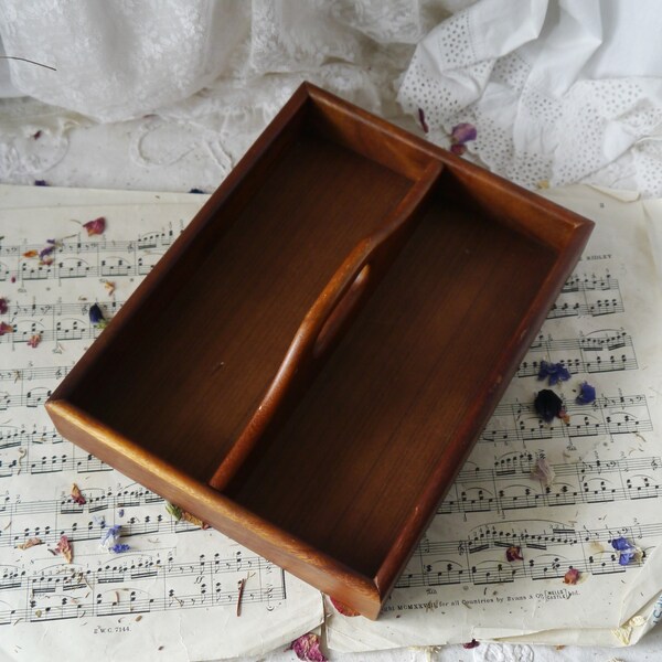 Wooden Cutlery Tray - Etsy