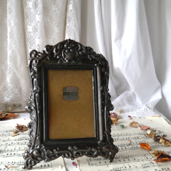 Antique Metal Photo Frame - Etsy