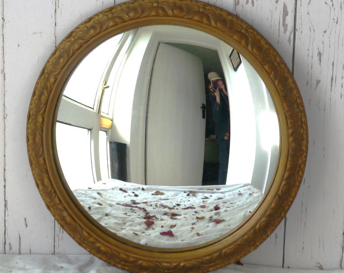 Decorative Vintage Convex Wall Mirror - Etsy