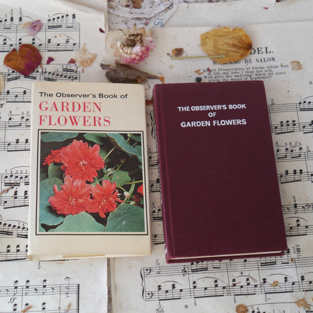Observer's Book of Garden Flowers Complied by David Pycraft - Etsy