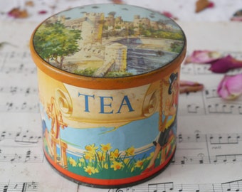 Vintage Tea Caddy | Etsy