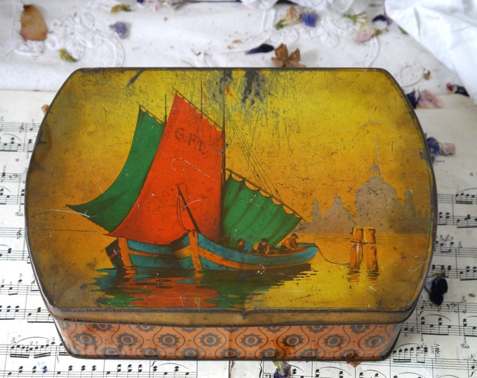 Vintage Lovell's Toffee Rex Tin - Etsy