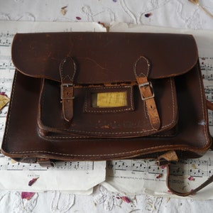 Vintage School Satchel With Backpack Straps - Etsy