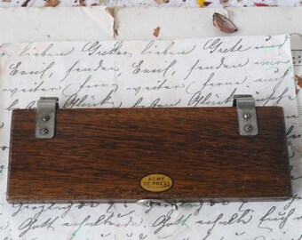 Tie Press - Etsy