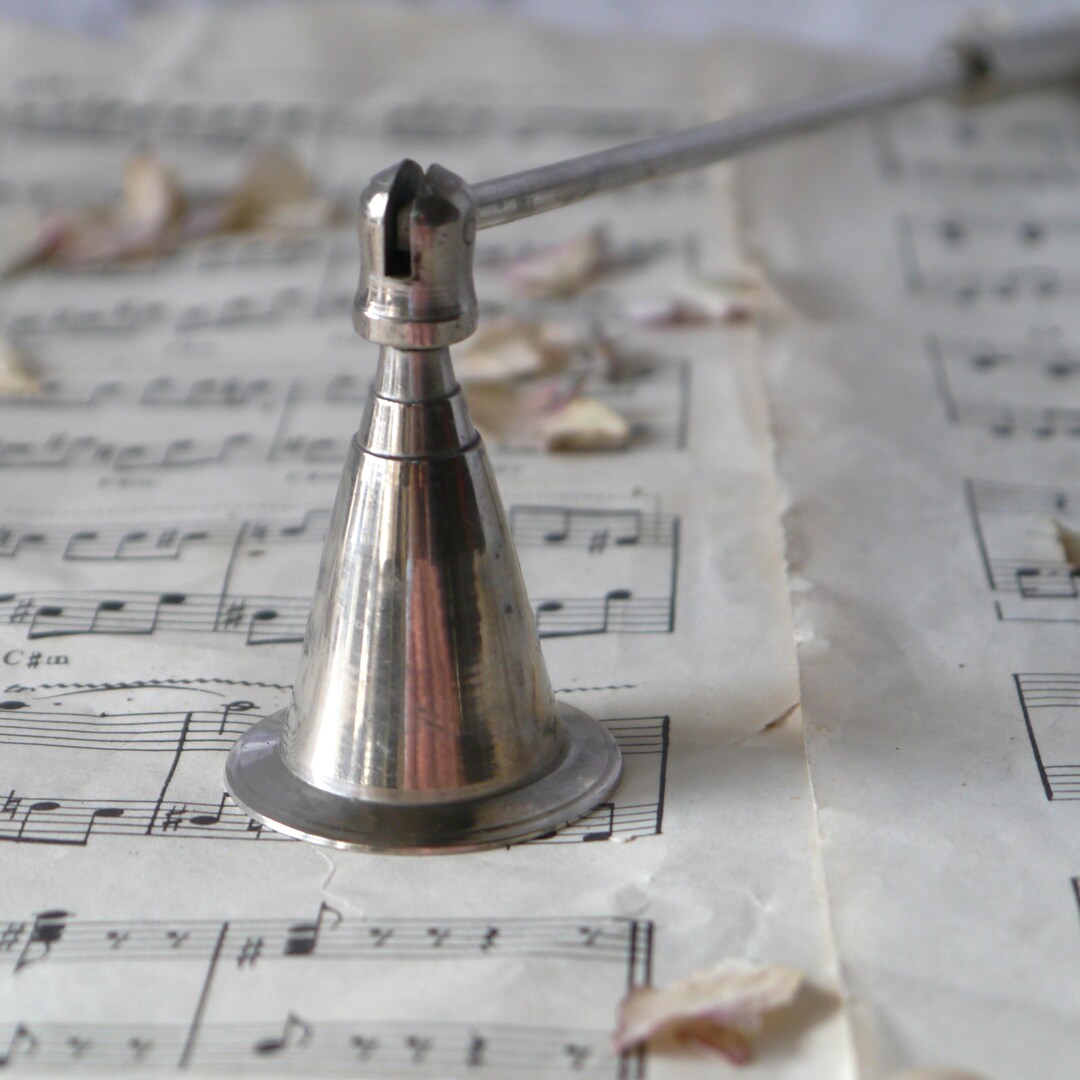 Chrome Vintage Candle Snuffer With Decorative Handle - Etsy