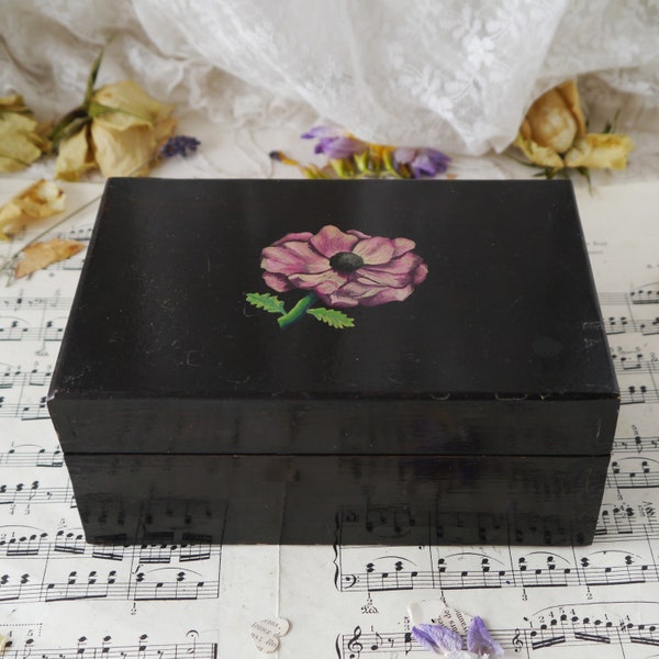 Small Painted Box - Etsy