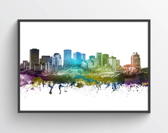 Berkeley Skyline Poster Art Print California CA | Etsy