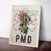 PMD With Flowers Print Paramedic Gift PMD Graduation Gift - Etsy