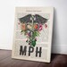 MPH With Flowers Print, Master of Public Health Present, Public Health ...