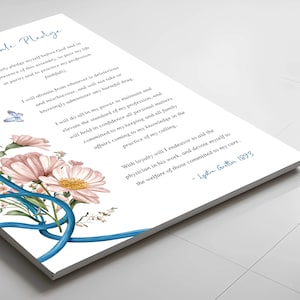 Florence Nightingale Pledge, Gift for Nurses, Nursing School Graduation ...