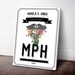 Personalized MPH With Flowers Print, Master of Public Health Gift, MPH ...