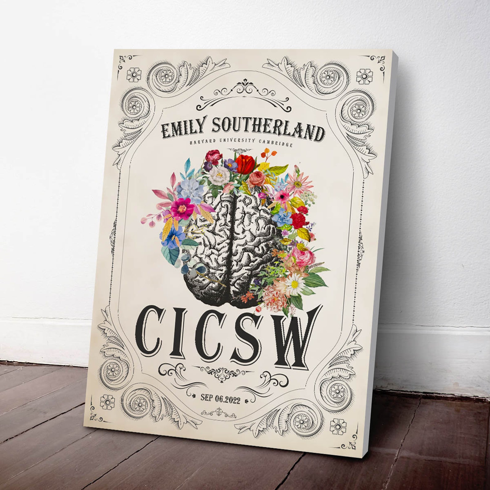 Personalized CICSW Graduation Print, Certified Independent Clinical ...