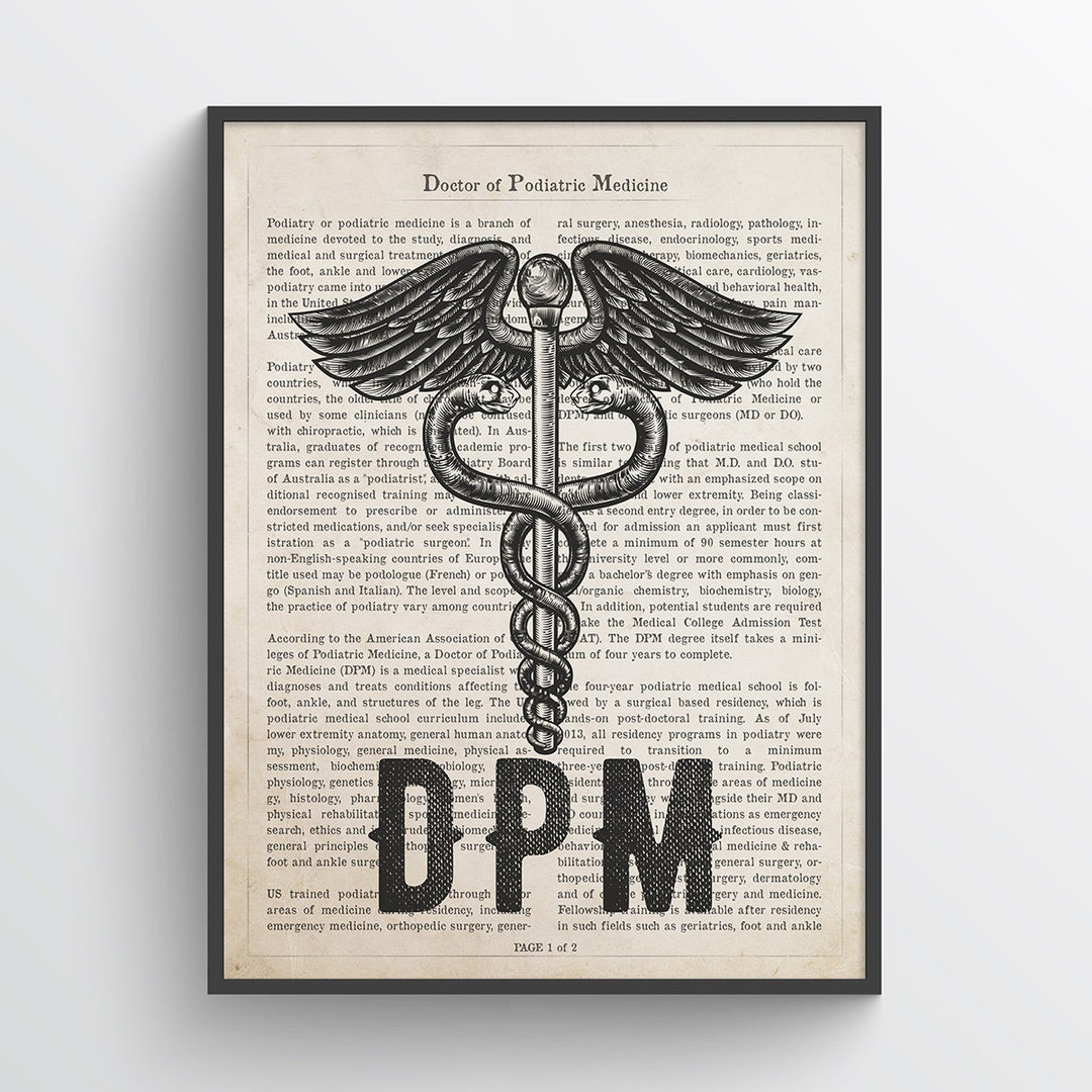 Doctor of Podiatric Medicine Gift, DPM Gift, Podiatry Student Gift, DPM ...