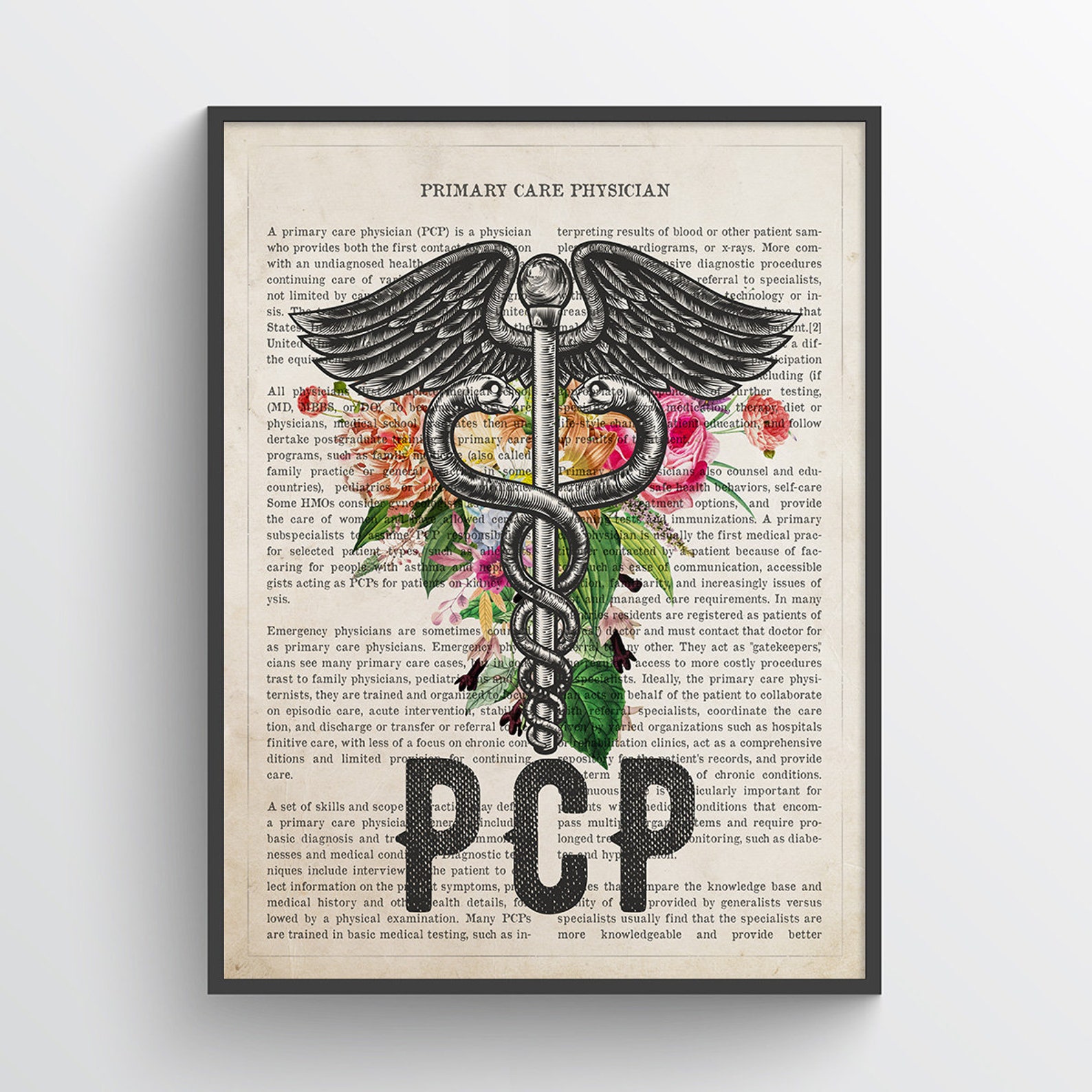 Primary Care Physician Gift PCP Print Primary Doctor Gift - Etsy