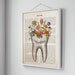 Tooth Anatomy With Flower Print, Dental Art, Gifts for Dentist Student ...