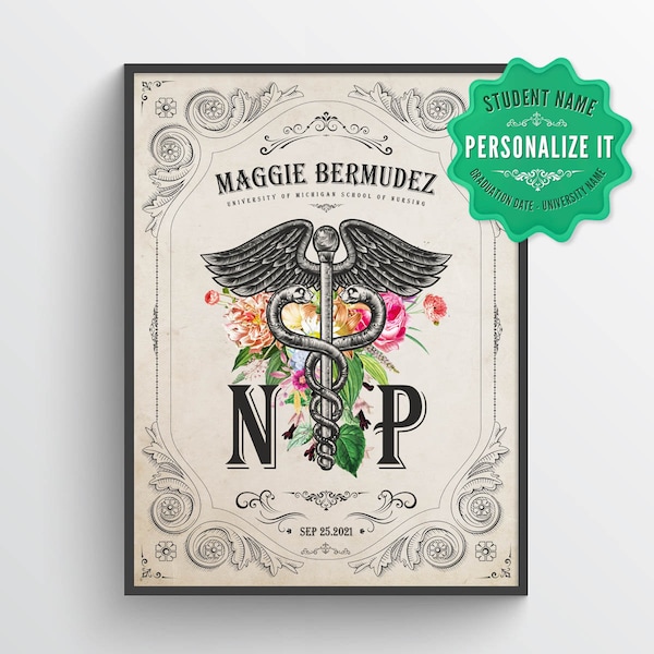 Nurse Practitioner Graduation Card - Etsy