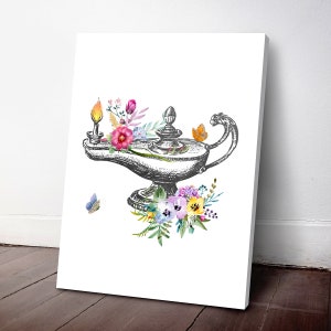 Lamp of Knowledge Print, Nurses Lamp Art, Florence Nightingale Lamp of ...