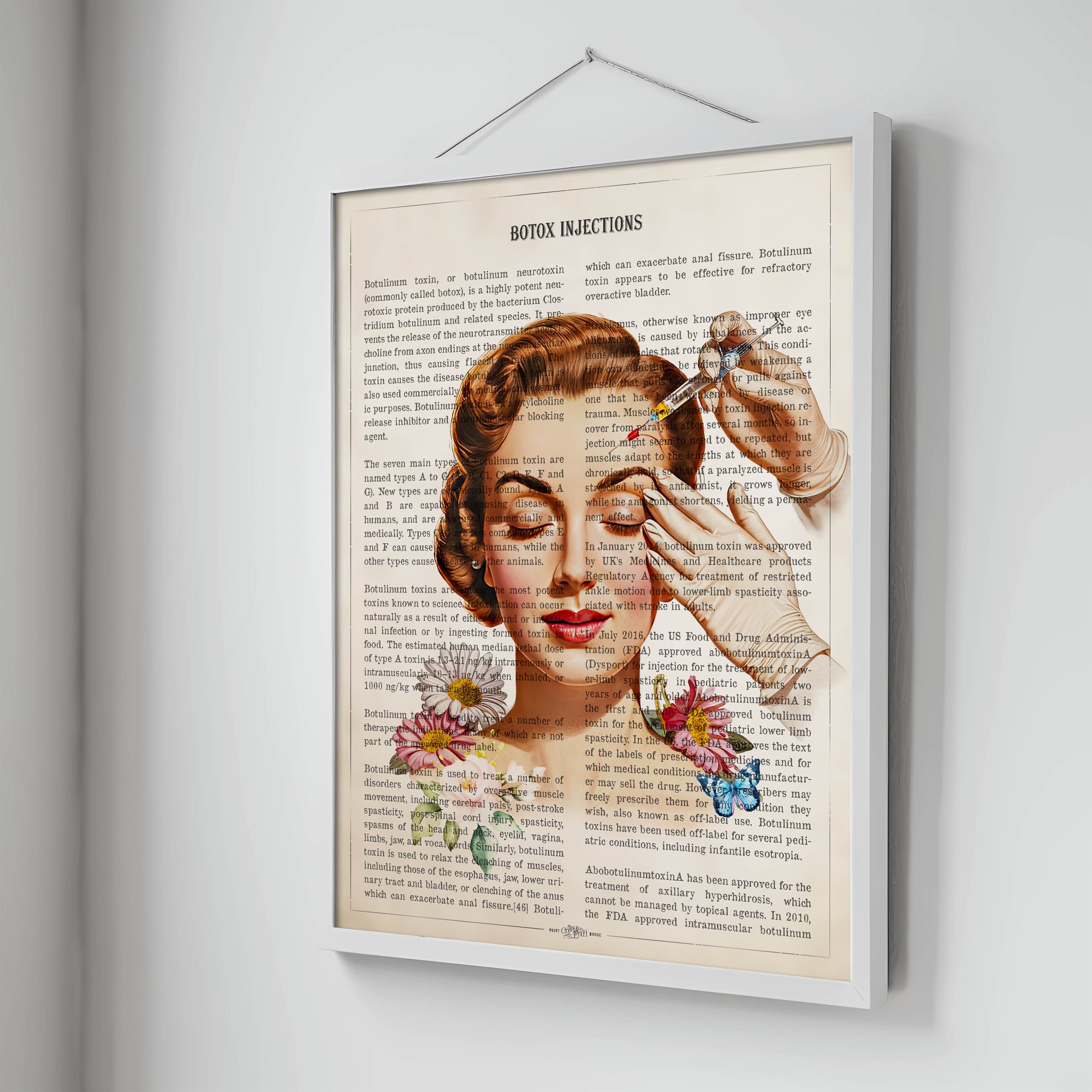 Botox Injections Print, Cosmetic Nurse Print, Esthetician Art ...