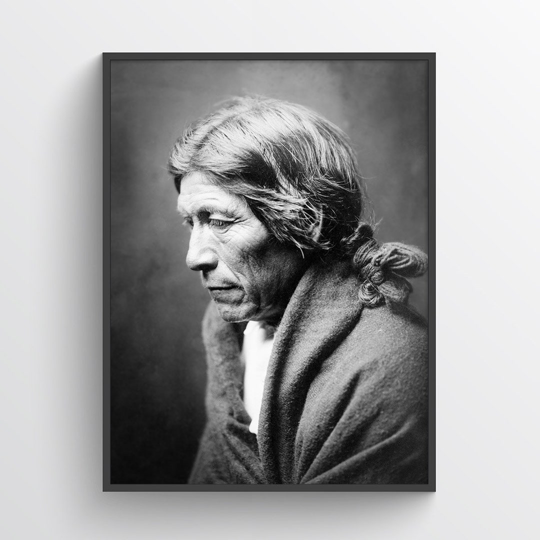 Native American Indian Print, Nambe Indian Ca. 1905, Indigenous ...