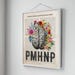 PMHNP With Flowers Print, Psychiatric Mental Health Nurse Practitioner ...