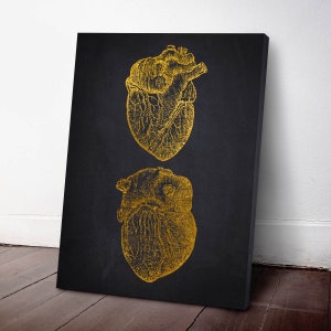 Human Heart Anatomy Print, Cardiologist Gift Idea, Cardiology Decor ...