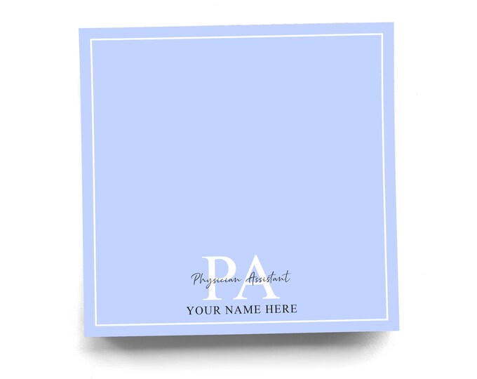 Monogram Post-it Notes | BOGO 50% off | Sticky Notes | Personalized ...