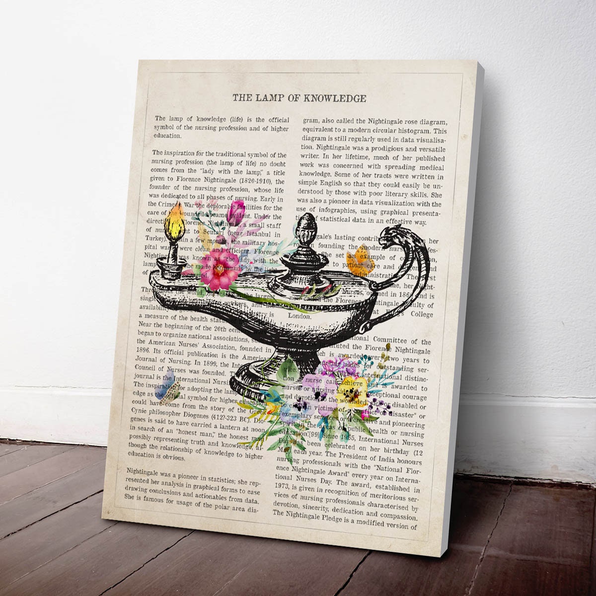 Lamp Of Learning Symbol