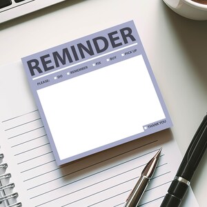 Reminder Sticky Notes to Do List Notepad Cute Personal Daily Sticky ...