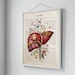 Liver Anatomy Print, Gastroenterologist Gift, Liver Transplant, Liver ...