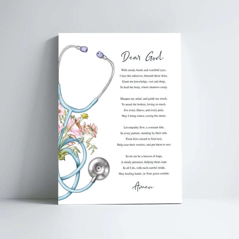 God With Doctor in Office - Etsy