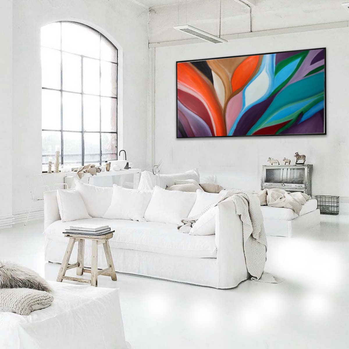 Handmade Paintings/painting on Canvas/extra Large Painting/original ...