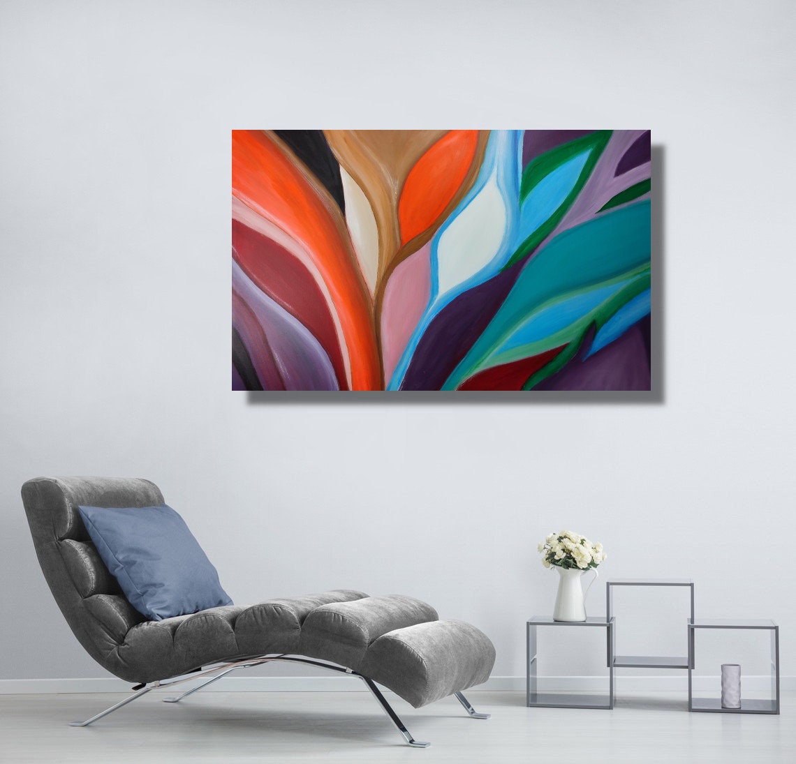 Handmade Paintings/painting on Canvas/extra Large Painting/original ...