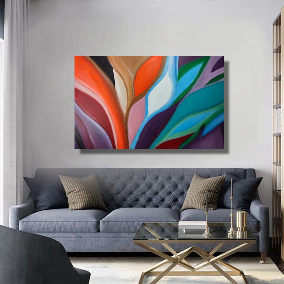 Handmade Paintings/painting on Canvas/extra Large Painting/original ...