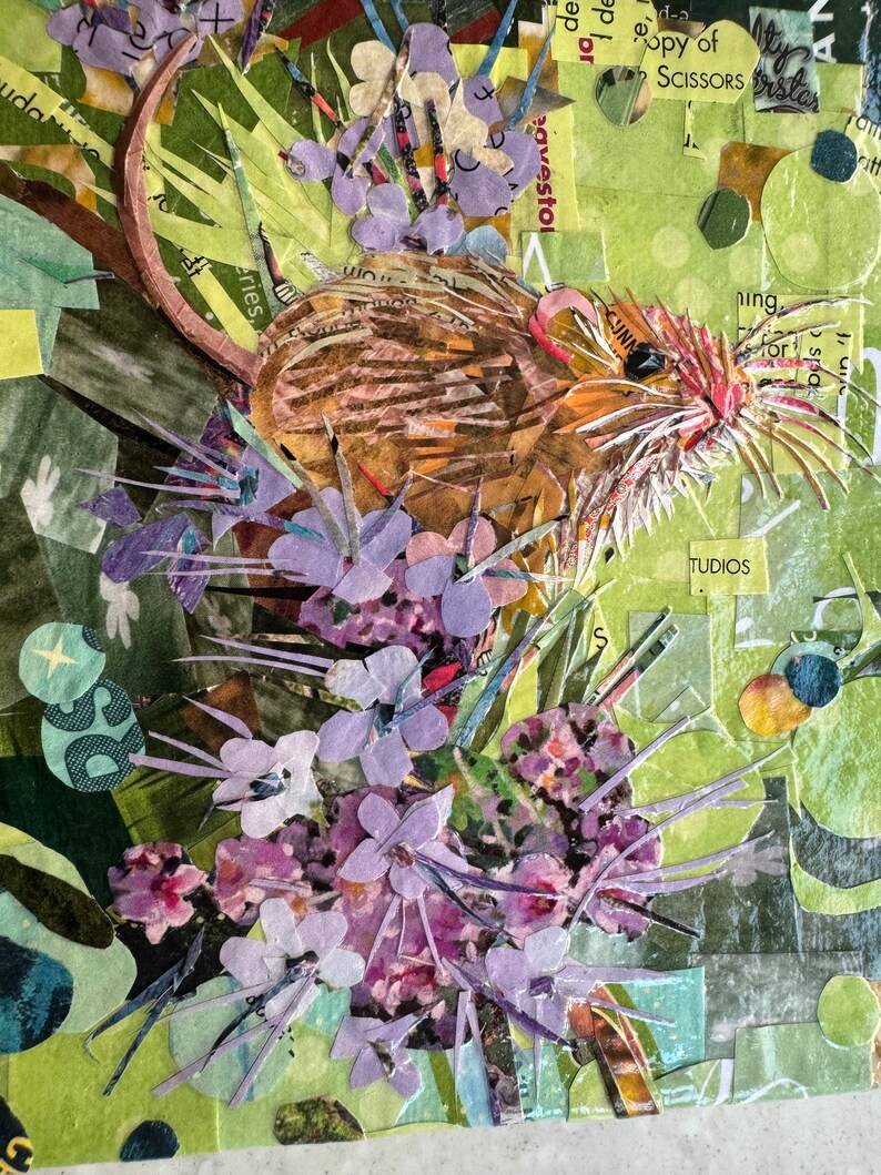 Original Art Mini Collage - Etsy