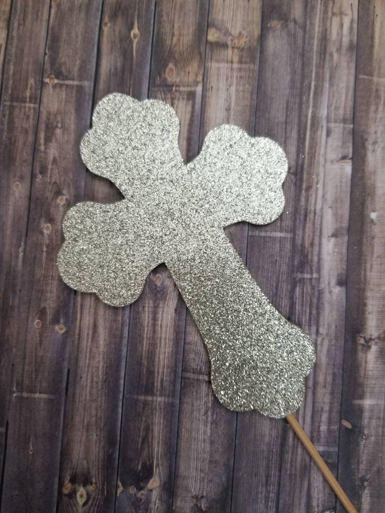 Centerpiece Sticks CROSS Baptism Christening | Etsy