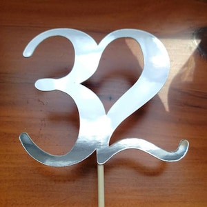 Centerpiece NUMBER Sticks | Age | Birthday | Sweet Sixteen | Wedding ...