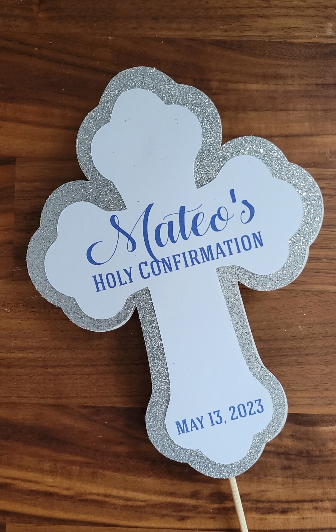Centerpiece CROSS Sticks | Custom | Personalized | Baptism ...