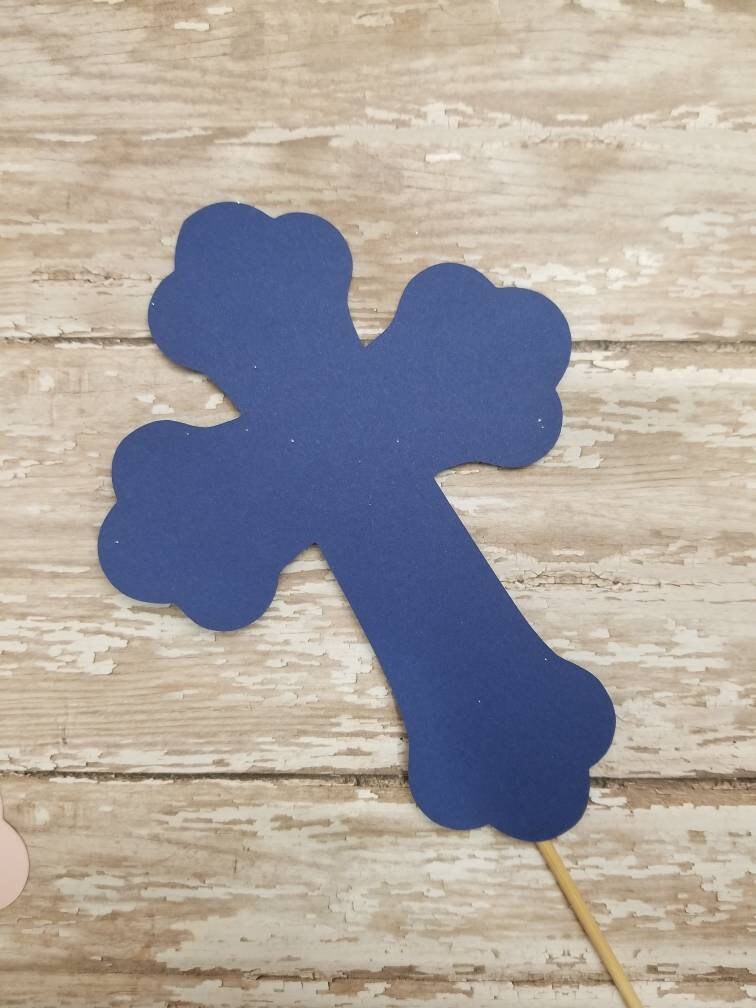 Centerpiece Sticks CROSS Baptism Christening | Etsy