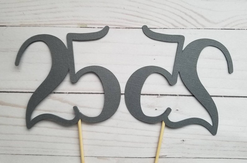 Centerpiece NUMBER Sticks | Age | Birthday | Sweet Sixteen | Wedding ...