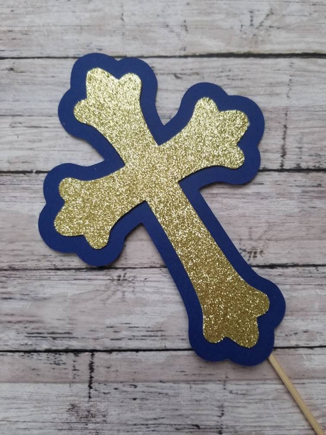 Centerpiece CROSS Sticks | Baptism | Christening | First Holy Communion ...