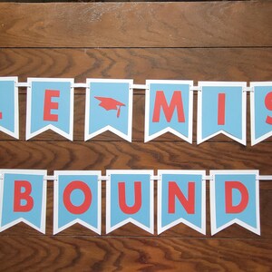 Custom COLLEGE BOUND Banner | High School | College | Graduation ...