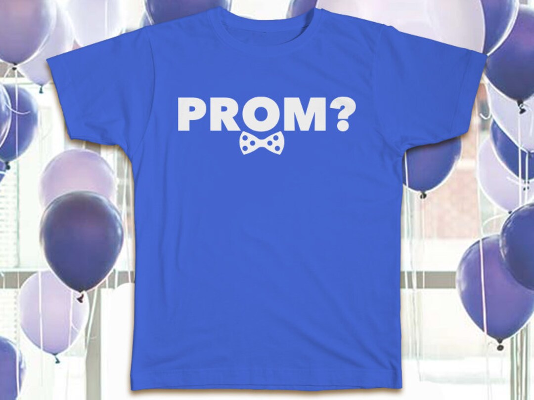 Prom Invite Proposal T-shirt With Bow Tie - Etsy