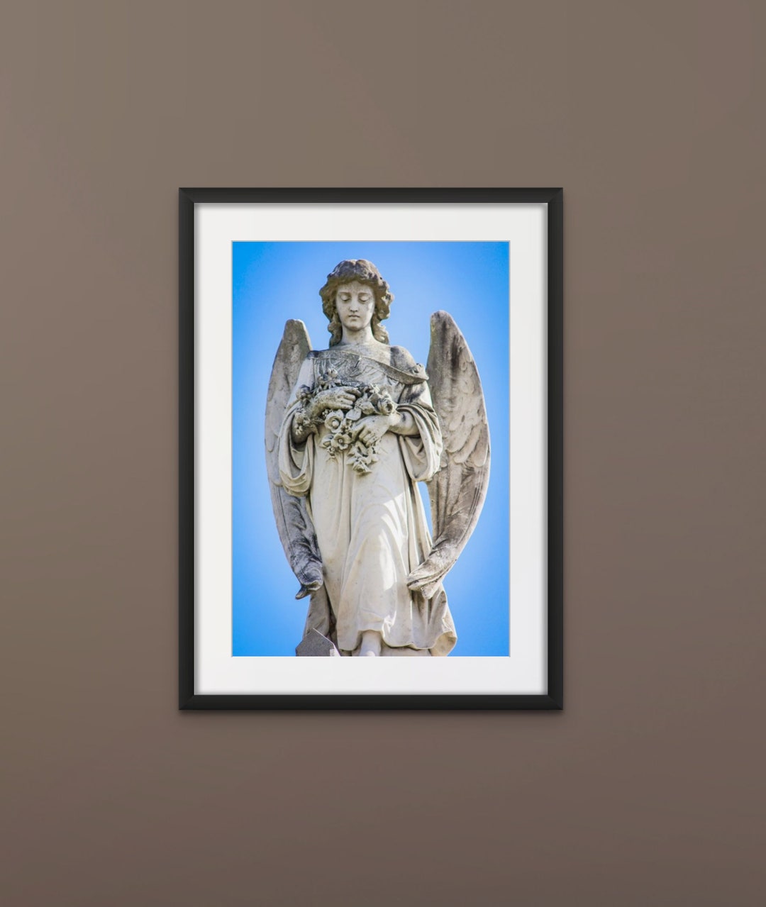 New Orleans Cemetery Angel Statue Print: Louisiana Wall Art - Etsy
