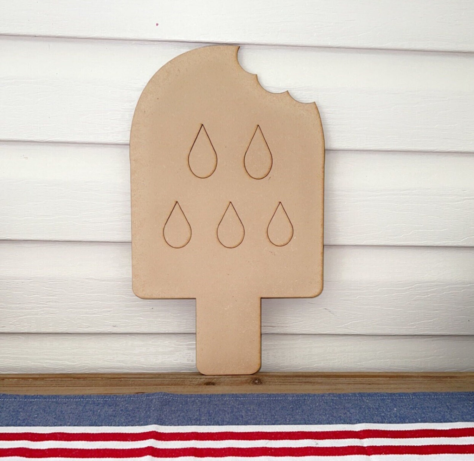 DIY Craft Kit Watermelon Popsicle Door Hanger Summer Porch - Etsy