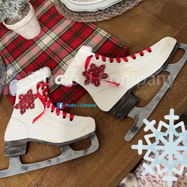 Painted Ice Skates - Etsy