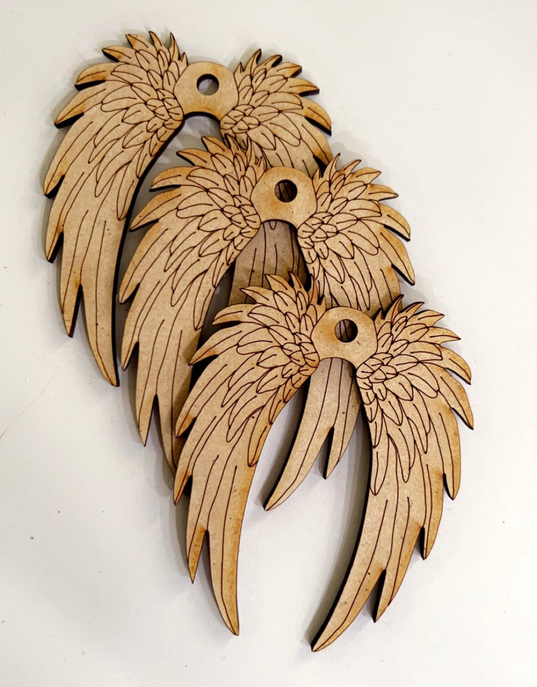 DIY Craft Kit - Trio of Angel Wings Ornaments - Etsy