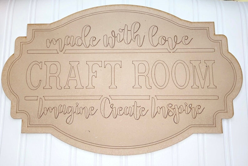 DIY CRAFT KIT Craft Room Sign Studio Sign - Etsy