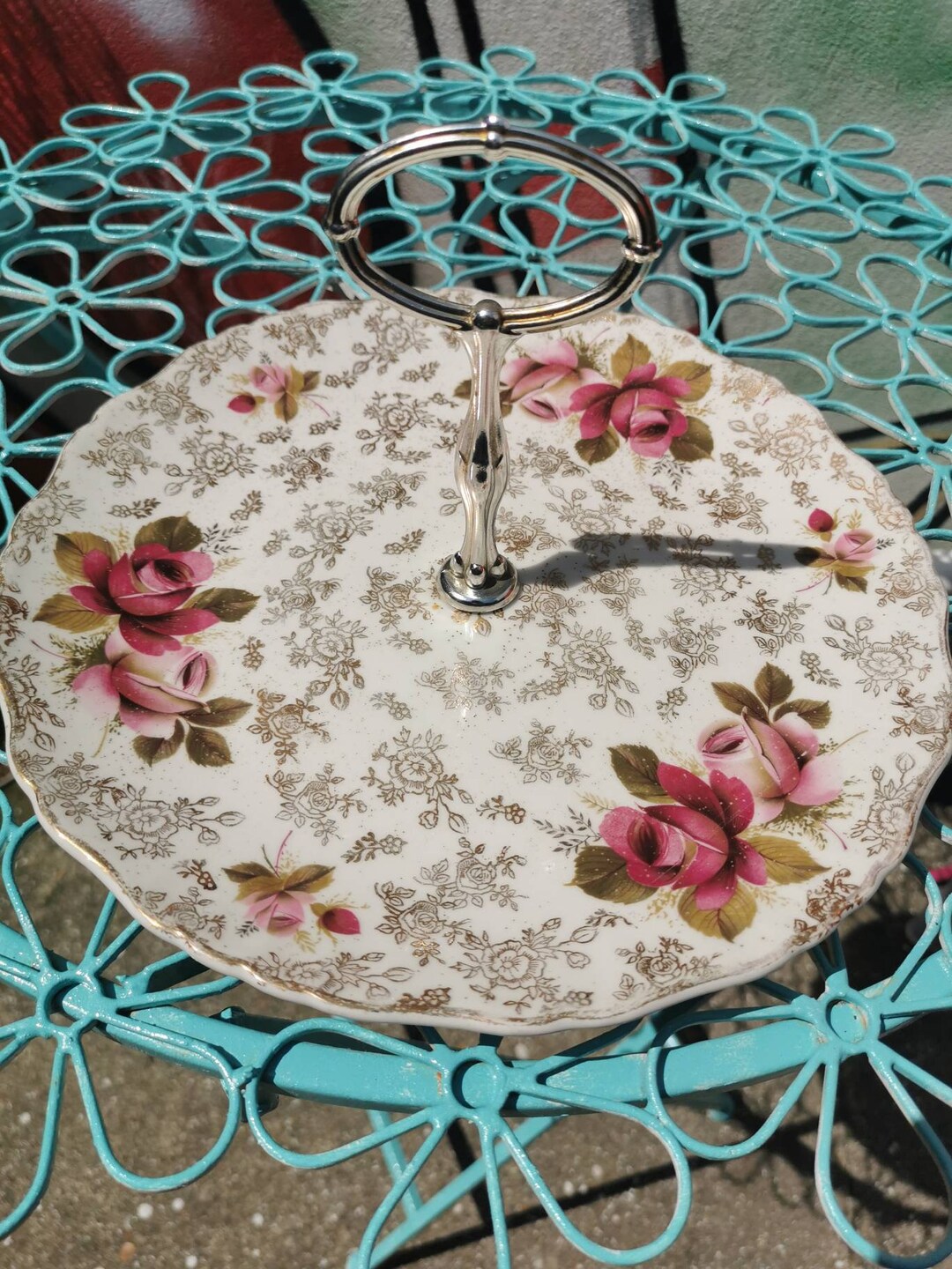 James Kent Old Foley 1950s Vintage Kitsch Cake Stand Made in - Etsy