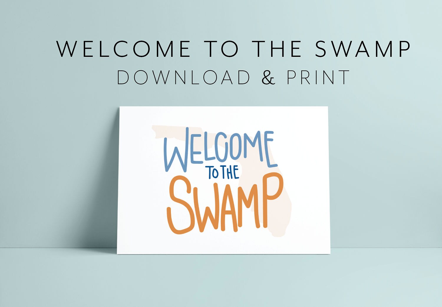 UF Gators Swamp Print - Etsy