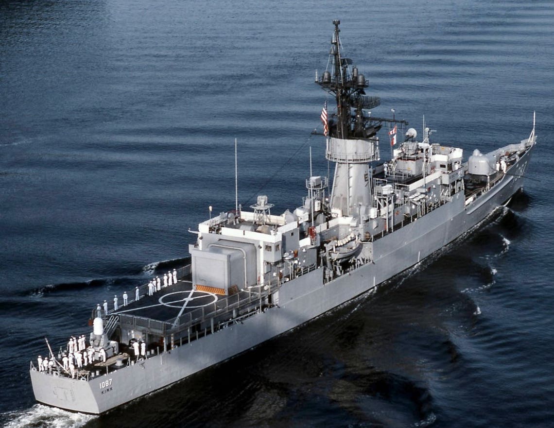 USS Kirk FF-1087 Destroyer Escort Vietnam Evacuation Scene - Etsy
